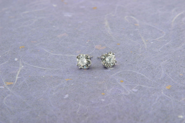Real Silver Stud Earrings – LynnMinimalist